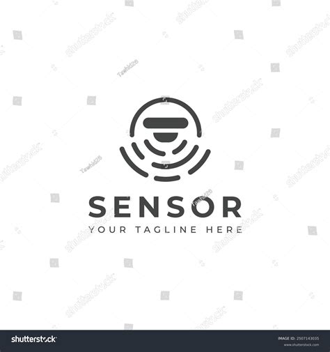 Creative Sensor Logo Vector Design Stock Vector Royalty Free 2507143035 Shutterstock