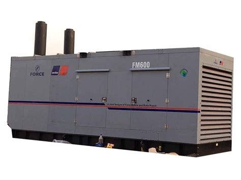 600 Kva Force Mtu Diesel Generator At ₹ 800000 Piece फोर्स एमटीयू डीजल जेनरेटर In Mumbai Id