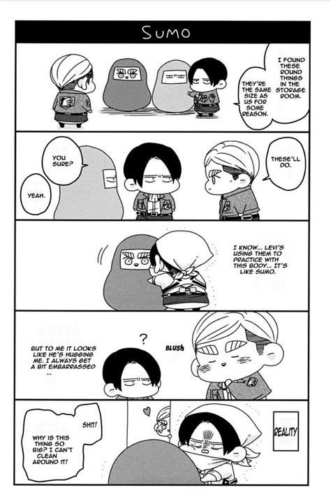 Sumo Erwin And Levi Attack On Titans Attack On Titan Funny Attack On Titan Comic Attack