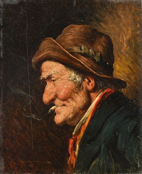 Romana Arregui 1875 1923 Smoking Man From The Side Catawiki