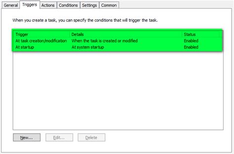 Group Policy Task Schedule Not Executing At Startup When Created