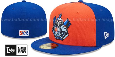 Aberdeen Ironbirds Milb Marvel Defenders Orange Royal Fitted Hat