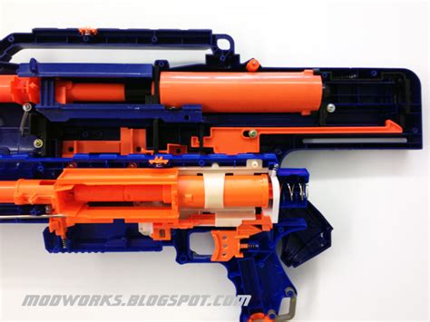 Mod Works Nerf Elite Rampage Internals Quick Preview