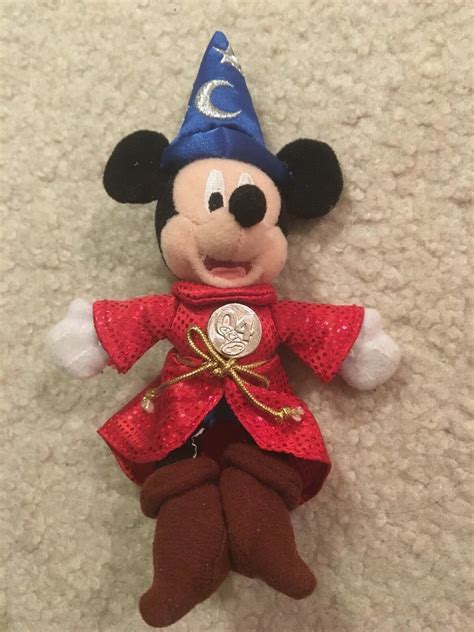 Disneyland Resort 2004 Fantasia Sorcerer Mickey Mouse Plush 4 16940331