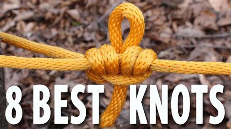 8 KNOTS You Need To Know How To Tie Knots That You Will Actually Use