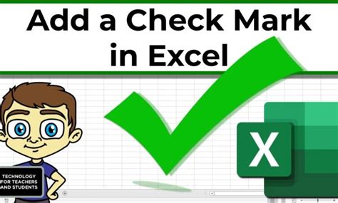 Excel Check Mark Insertion Instructions TechMag