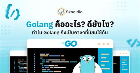 Golang คืออะไร ดียังไง รวมสิ่งที่ควรรู้เกี่ยวกับ Golang