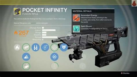 Destiny Pocket Infinity Is There Anyway Of Still Getting The Pocket
