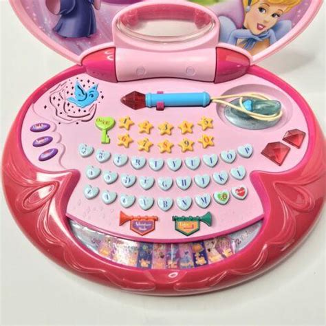 Disney Princess Cinderella Vtech Magic Wand Educational Laptop Music