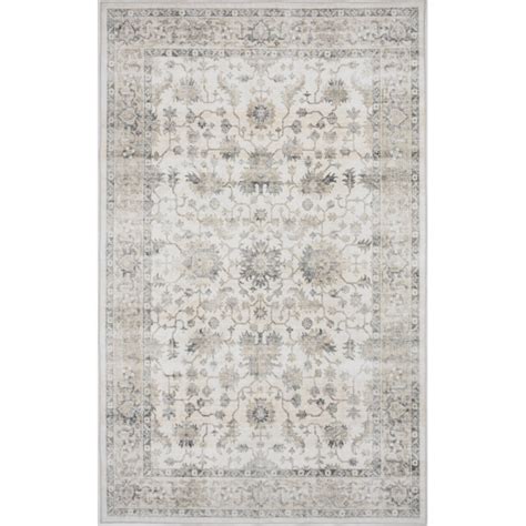 Badgley Mischka Whitley Eternity Machine Washable Soft Touch Area Rug