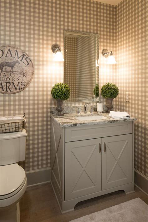Farmhouse Chic Powder Room Inspiration