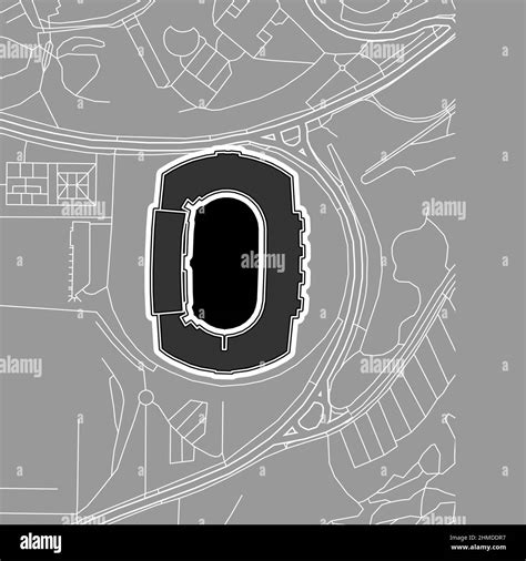 Barcelona Olympic Stadium Map