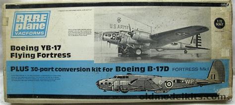 Rareplane 1 72 Boeing Yb 17 Flying Fortress Plus Raf Fortress Mk1 B 17d Conversion B 17