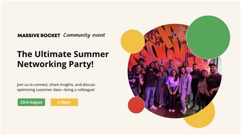 Join Data And Crm Enthusiasts At The Epic Massive Rocket Summer Party