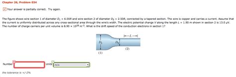 Solved Chapter 26 Problem 034 Your Answer Is Partially