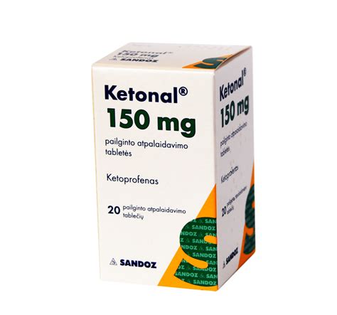 Ketonal Retard 150mg By 20 Tablets My Big Pharmacy Nigeria