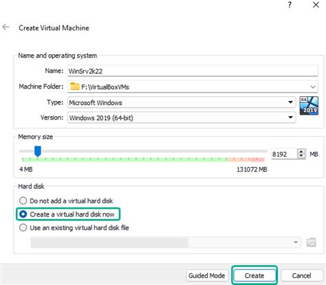Setting Up A Windows Server VM In VirtualBox VladDBA