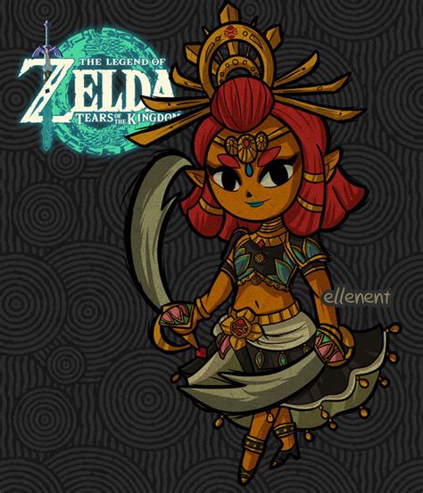 Tears Of The Kingdom Toon Style Riju By Ellenent On Deviantart