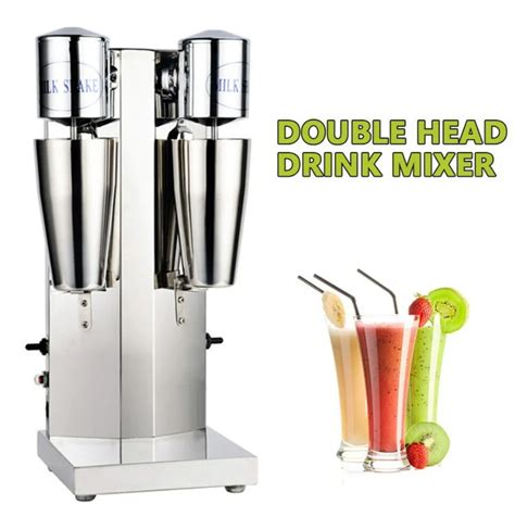 Milk Shake Machine Commercial Stainless Steel Double Head Drink Mixer