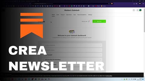 Aprire Una Newsletter Su Substack Tutorial Completo Youtube