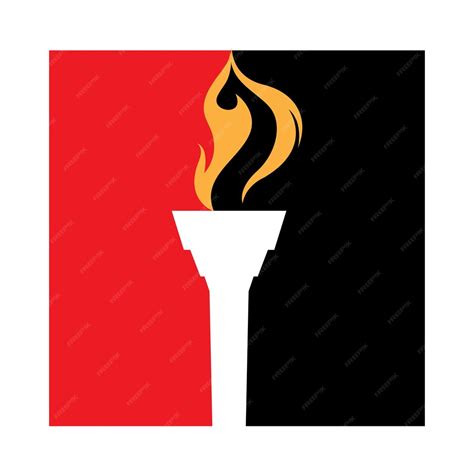 Premium Vector Torch Vector Icon Illustration Design Template