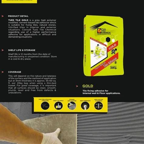20 Kg Polymer Modified Wall Tile Adhesive Bag At ₹ 899 Bag In Morbi