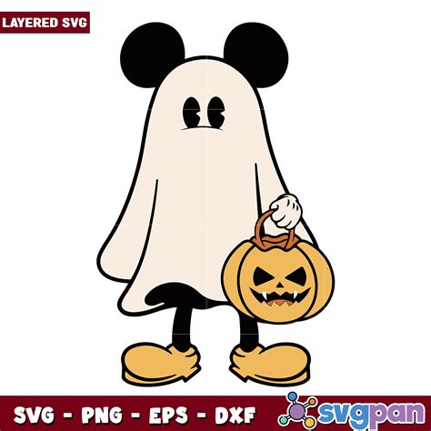 Mickey Mouse Ghost Svg Mickey Mouse Svg Halloween Costumes Svg Svgpan
