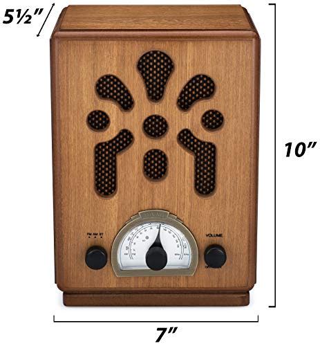 Clearclick Classic Vintage Retro Style Amfm Radio