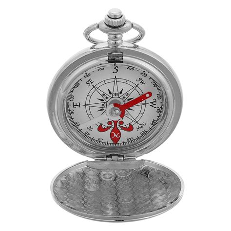 Vintage Cover Compass Pocket Watch Compass Night Glow Compass Portable