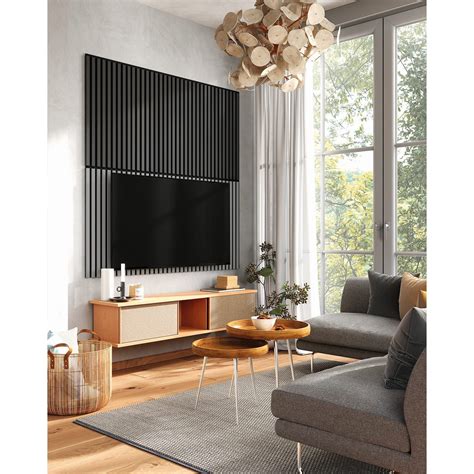 Riflaj Mdf Decorativ Lda Premium De Tip Panou Acoustic Casmir Gri 260x40 Cm Emag Ro