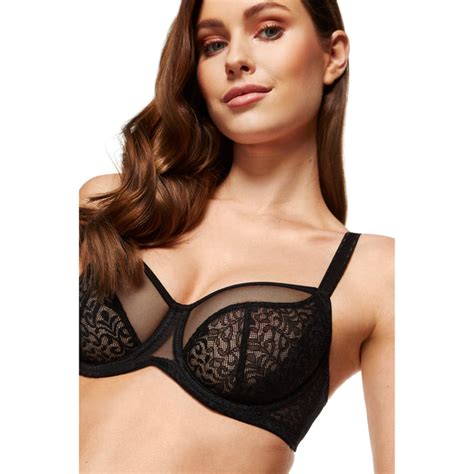 Sheer Plus Size Underwire Bra Gorteks Gabi 2193 Lavinia Lingerie