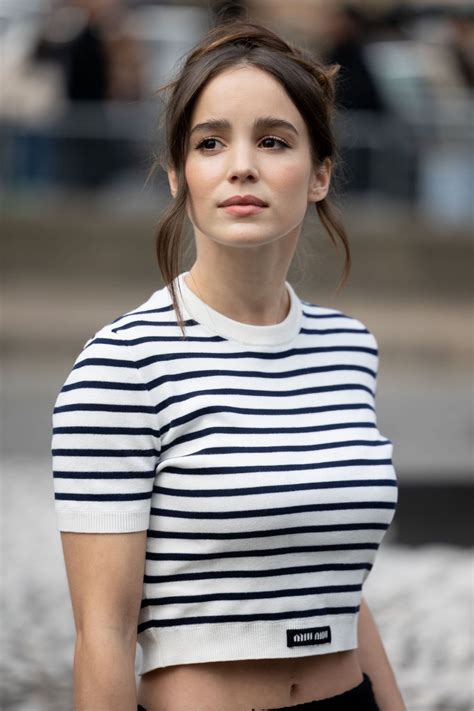 Alba Baptista At Miu Miu Womenswear Fall Winter 2023 2024 Show At Paris