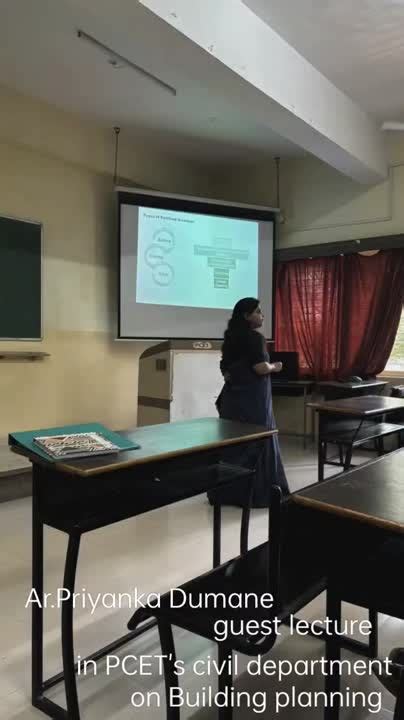 Ar Priyanka Dumane On Linkedin Invited For A Guest Lecture At Pcets Civil Department For