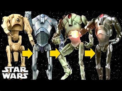 The Evolution Of Super Battle Droids During The Clone Wars By The