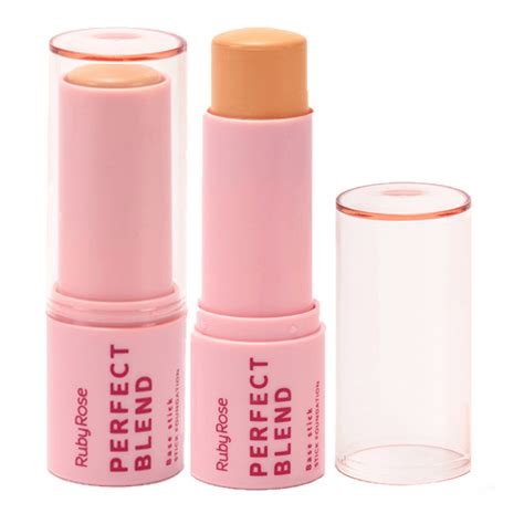 Ruby Rose Base Bastão Stick Perfect Blend Claros Hb300 G1 04 Unid Distribuidora Jcf
