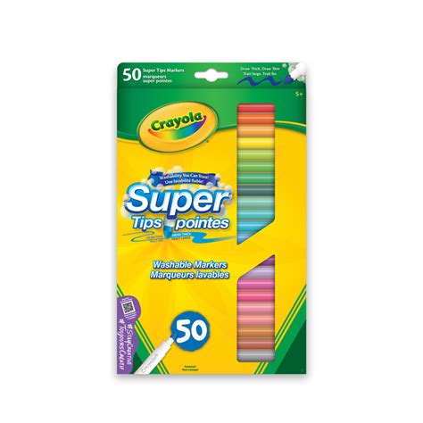 Crayola Super Tips Washable Markers 50 Count