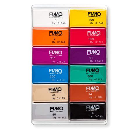 Staedtler Fimo Soft Polymer Clay Basic Colors Set Of 12 Jerrys