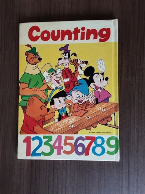 Rare Walt Disney Counting Book Vintage 1976 Disney Book Purnell Uk Ed £1299 Picclick Uk