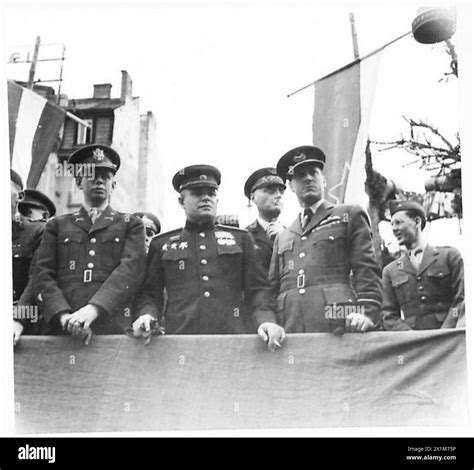 Yugoslavia Celebrates March 27th With A Parade Of Partisan Troops Colonel Thayer General