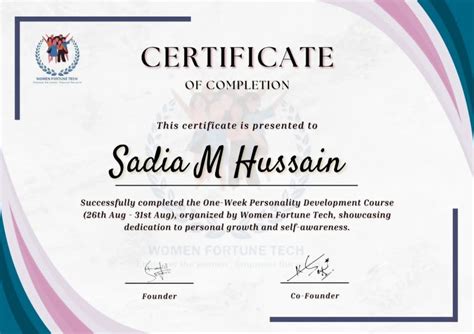Sadia Muhammed Hussain On Linkedin Wft