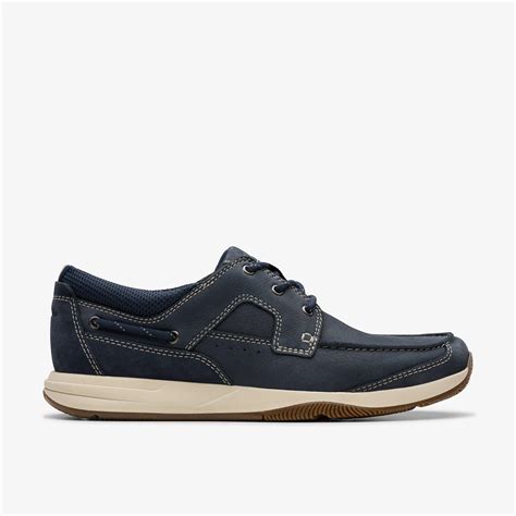 Clarks Sailview Lace In Blue Modesens
