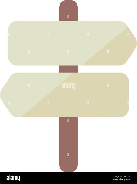 Signpost Guidepost Vector Icon Illustration Stock Vector Image And Art