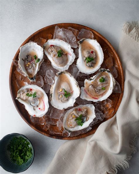 Kinilaw Na Talaba Filipino Oyster Ceviche Fork And Spoon