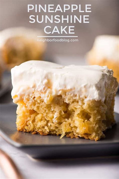 Pineapple Sunshine Cake Neighborfood