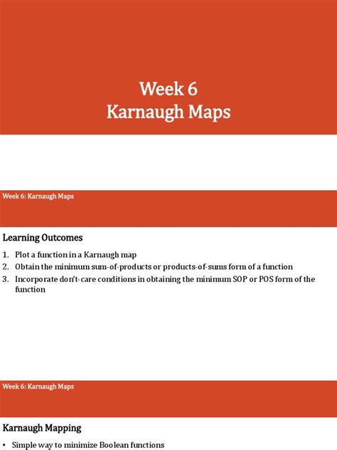 Week 6 Module 5 Karnaugh Maps Pdf Mathematics Theory Of Computation