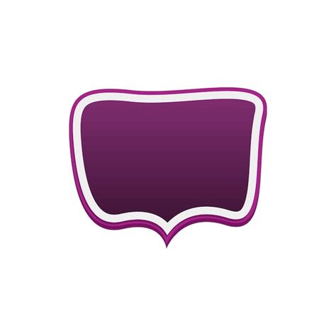 Premium Vector Colorful Speech Bubble Template