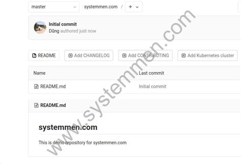 Create The First Repository On Gitlab