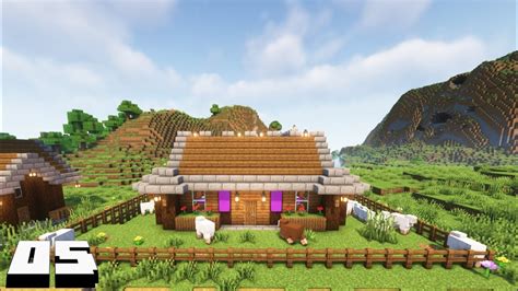 How To Build A Minecraft Village From Scratch Pt 5 Shepherds House Youtube