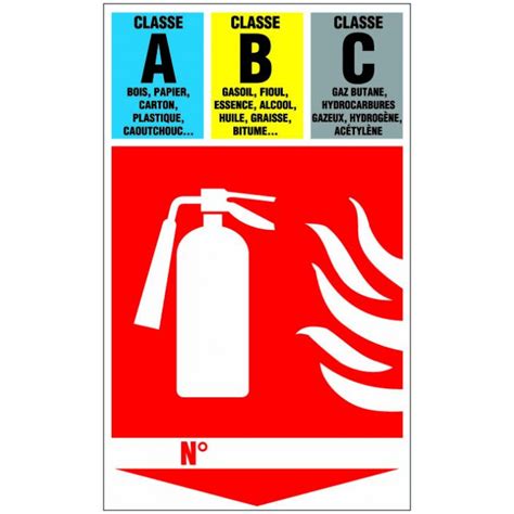Pictogramme Extincteur Abc Sen Boutique Sécurité