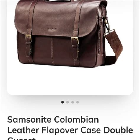 Samsonite Bags Samsonite Brown Leather Briefcase Poshmark